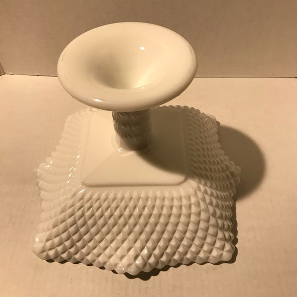 Fenton | Accents | Vintage Fenton Milk Glass Pedestal Fruit Holder ...